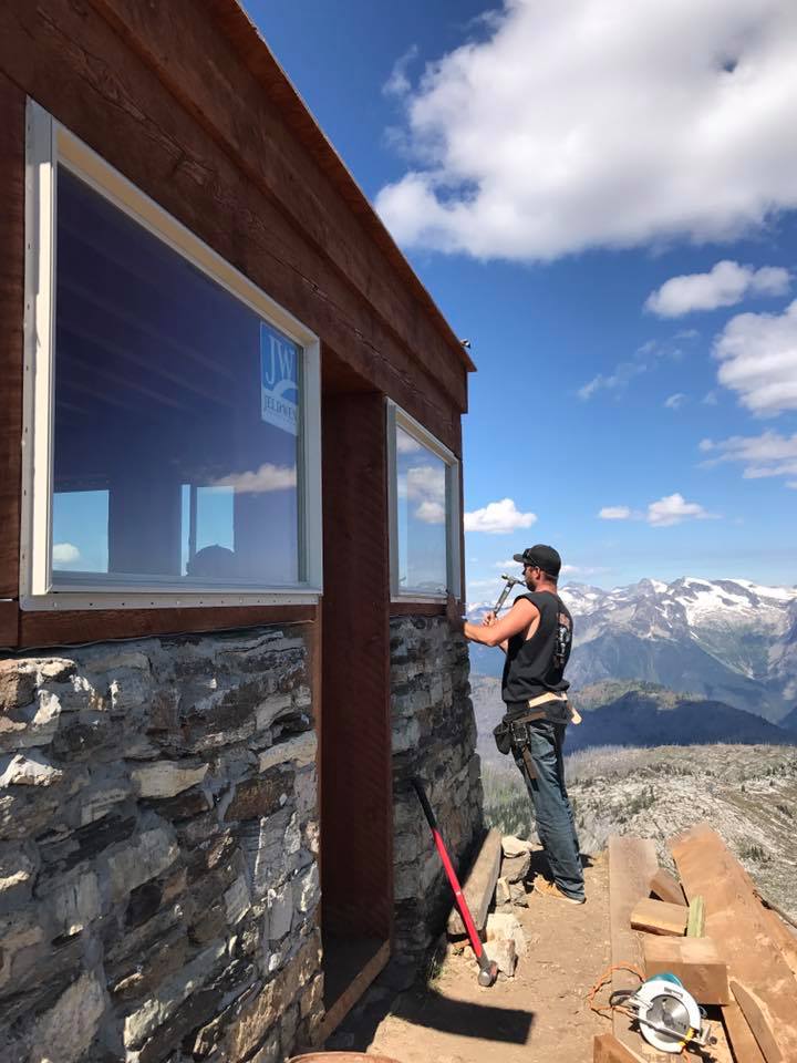 Eagle Pass Fire Lookout Windows | Mountain Sledder