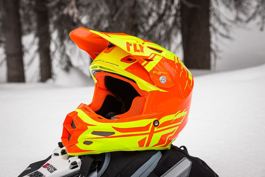 Fly Racing F2 Carbon Kevlar Helmet-4 | Mountain Sledder