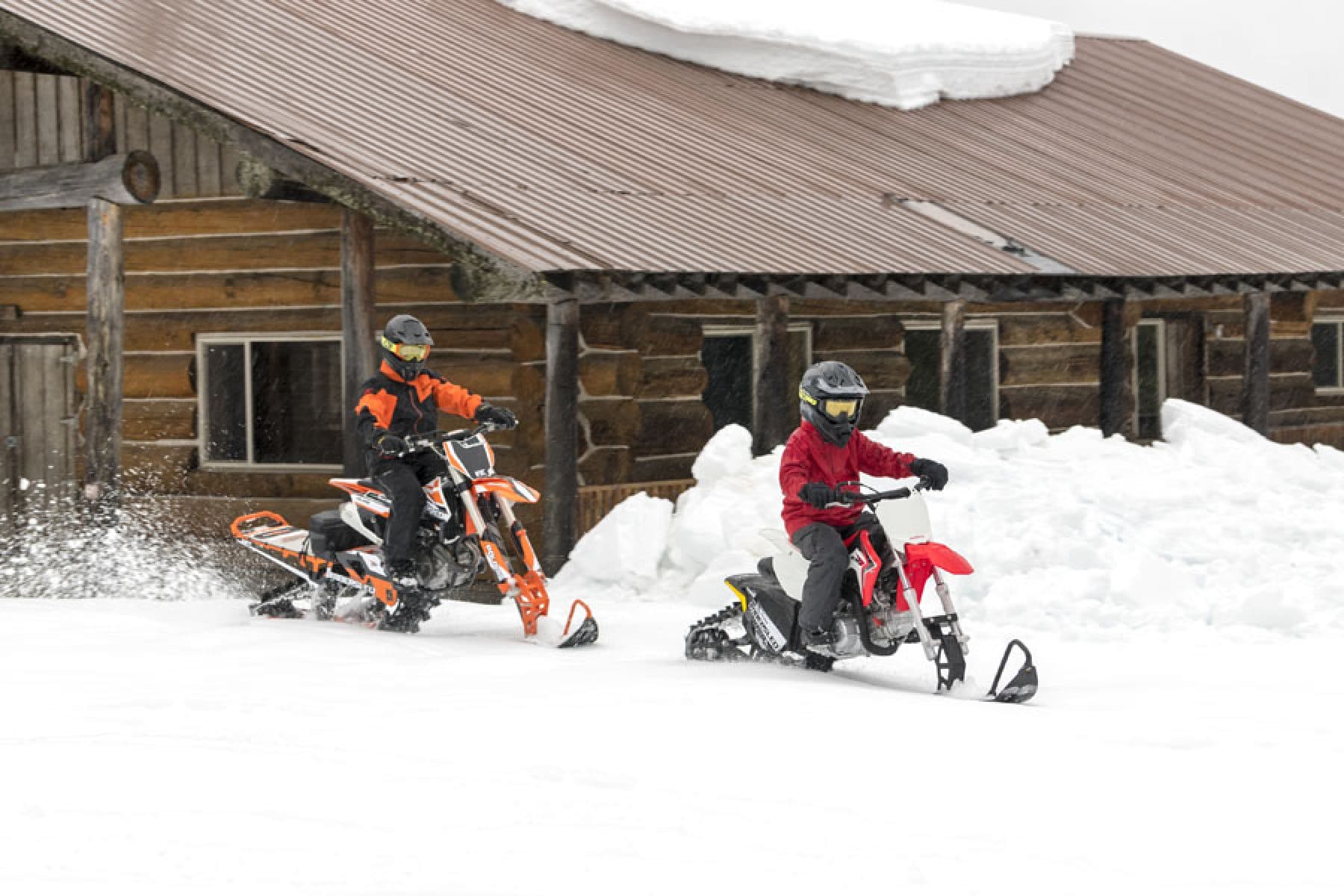 What's New for 2019 Timbersled Snow Bike Kit Lineup