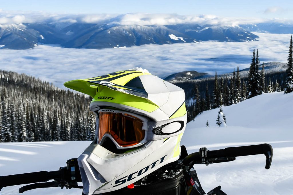 Scott 550 Split Helmet Review | Mountain Sledder
