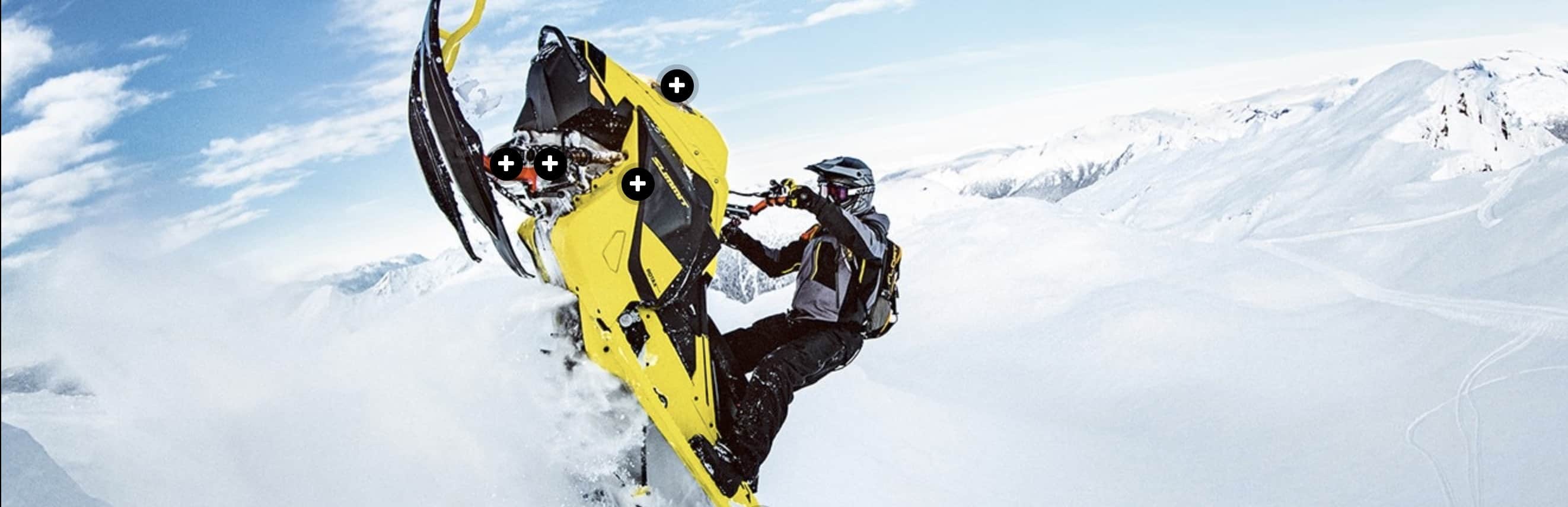 Ski-Doo Summit 850 E-TEC Turbo Banner | Mountain Sledder